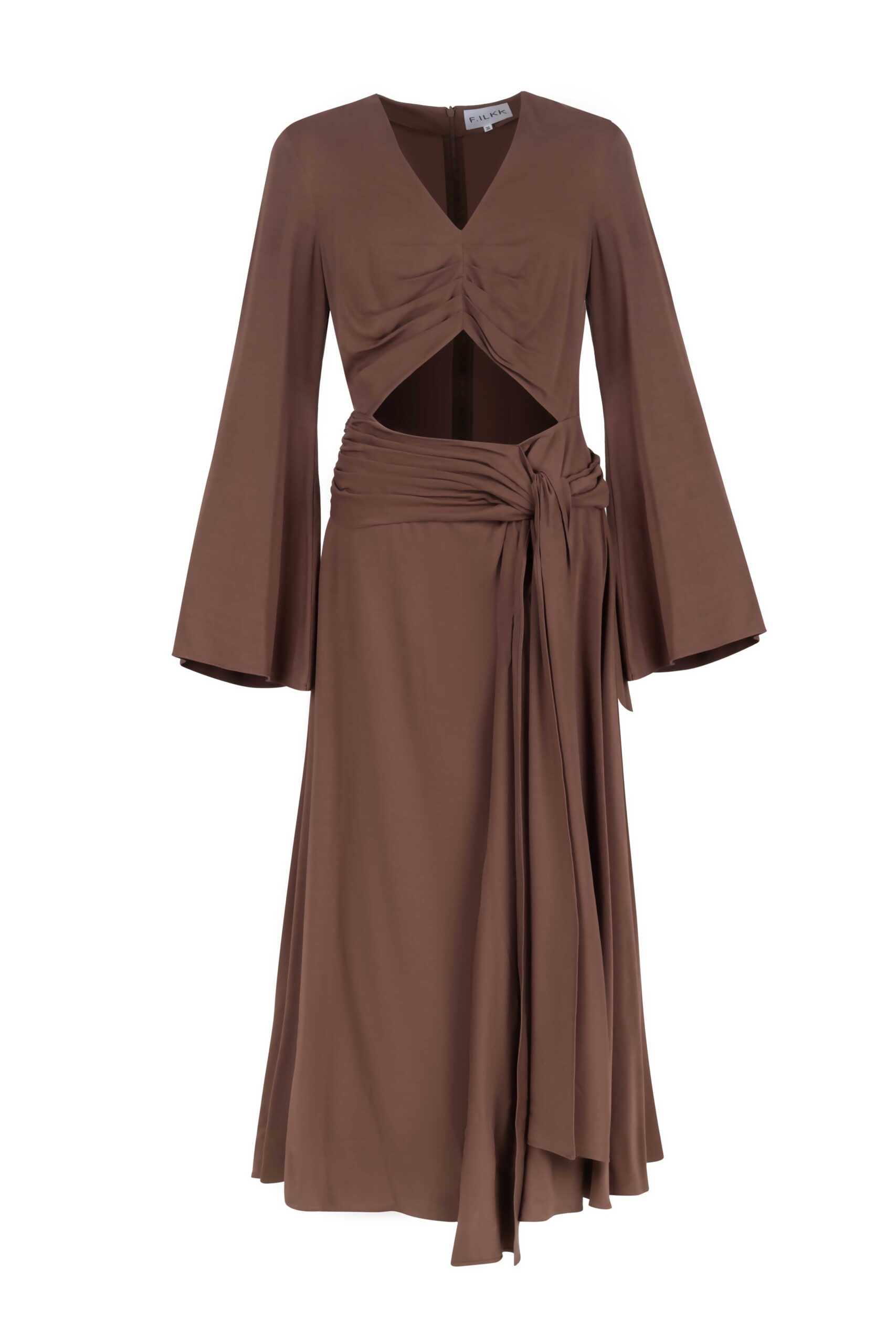 Brown Cutout Dress - F.ILKK